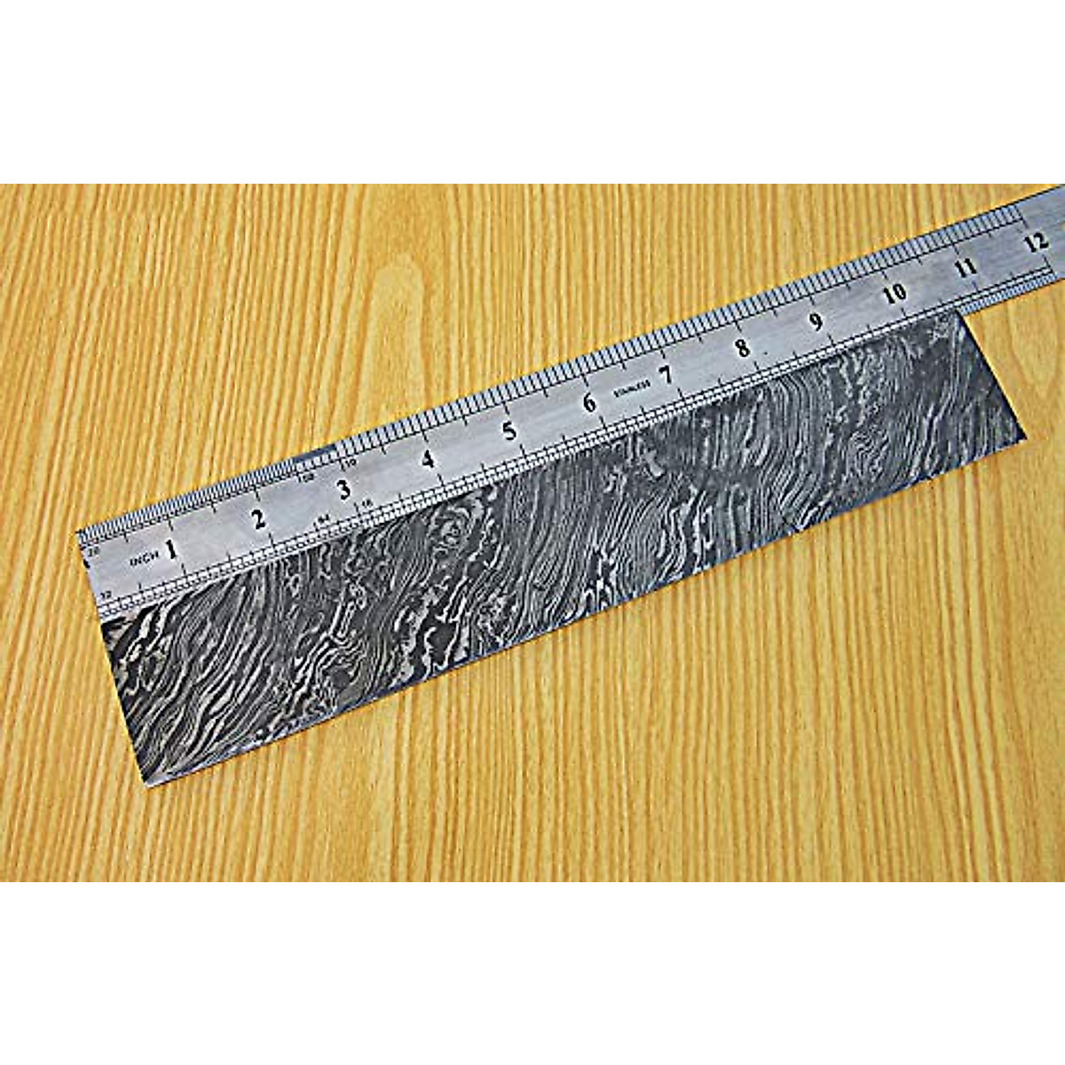 BLD-51, Custom Handmade Damascus Steel Billet/Blank Blade Making BAR
