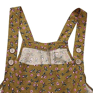 Padaleks Women's Summer Vintage Floral Print Jumpsuits Sleeveless Overalls Romper Boho Baggy Long Pants w/Pocket