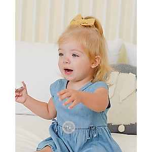 20pcs Baby Girl Hair Bows Clips Fully Lined Barrettes Hair Accessories for Little Girls Toddler Kids Teens