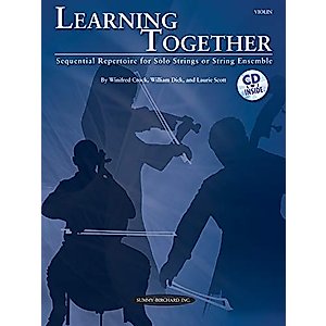 Learning Together: Sequential Repertoire for Solo Strings or String Ensemble (Violin), Book & Online Audio