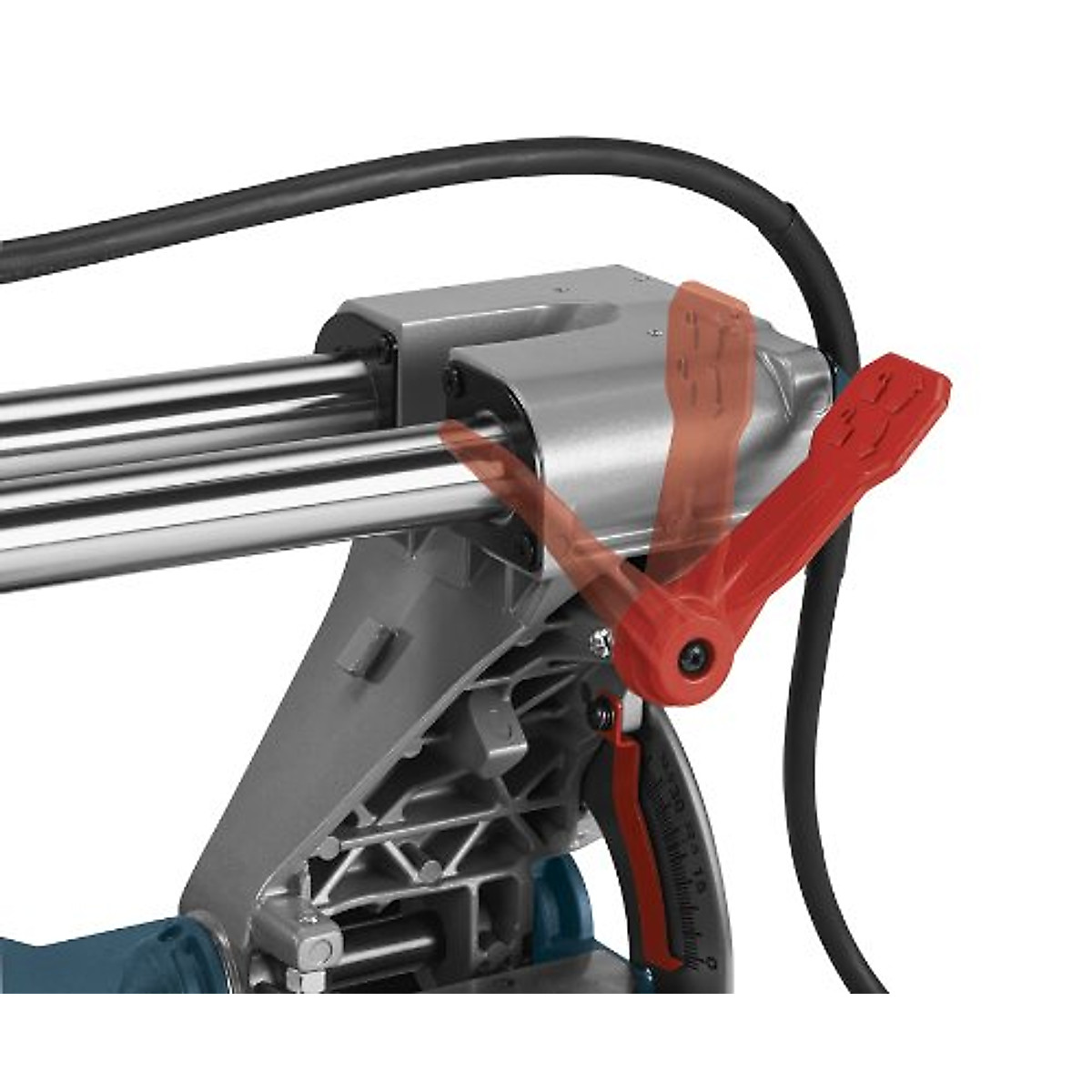 BOSCH CM8S 8-1/2 Inch Single Bevel Sliding Compound Miter Saw, Blue