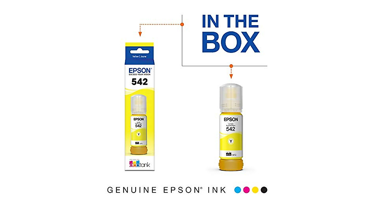 Shop Genuine Epson EcoTank 542 Yellow Ink - High Yield