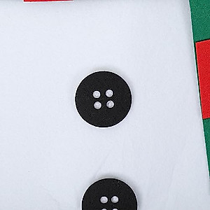 MECUTP DIY Felt Christmas Snowman Game Set, Wall Hanging Xmas Gifts with 38 Detachable Ornaments for Christmas Decorations, 50 * 100 cm