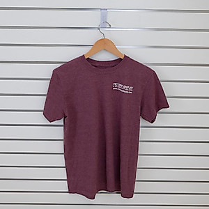 VICTORY DISPLAY & STORE FIXTURE MFG 1" Long Curved Heavy Duty Commercial-Grade Steel Slatwall Panel Hook - Displays Product/Merchandise for Commercial or Home Use (20, White)