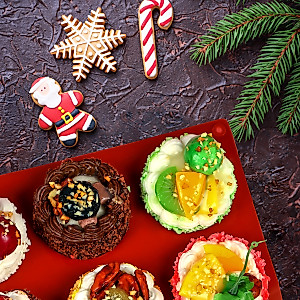 Silicone Molds Chocolate Molds Round Cylinder Candy Cookie Chocolate Oreos Molds(4 PCS), Perfect Molds for Chocolate Covered Oreos, Cupcake, Candy, Pudding, Mini Soap Making (4, Brown)