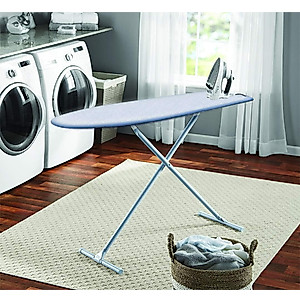 SheeChung Ironing Board Cover and Pad for Extra Wide 18 x 49 Ironing Boards,Premium Heavy Duty 4-Layer Silicone Coated Cover with 2mm Foam and 4mm Felt,Resists Scorching and Staining (49”x18”,Size C)