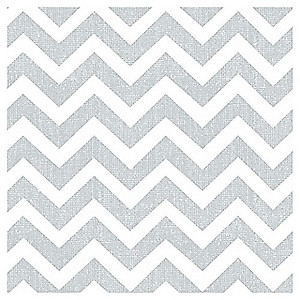 Con-Tact Brand Creative Covering Self-Adhesive Vinyl Drawer and Shelf Liner, 18" x 9', Texture Chevron Gray
