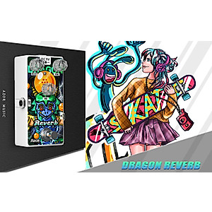 AZOR Reverb Guitar Pedal Dragon Pure Reverb Guitar Effect Pedal for Electric Guitar AP509
