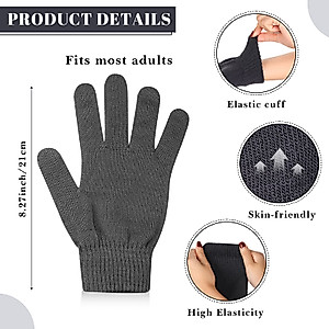Kenning 48 Pcs Winter Beanie Hat Neck Warmer Gloves and Sock Set Unisex Bulk Knit Hats Neck Gaiter Warm Gift for Men Women