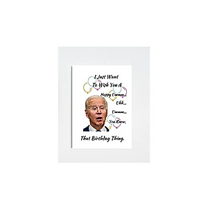 Funny "Joe Biden" Inspired Birthday Card For Everyone