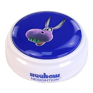 NESIGHTION Donkey HEE-haw Button,Prank Button,Talking Button Features Funny Donkey HEE-haw《It Contains Batteries》