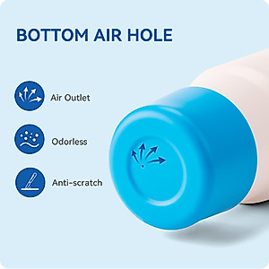 Prurex 2 PCS Silicone Protective Boot Compatible with Stanley Quencher H2.0 20 &30 oz,Bottom Sleeve Cover Fits All 2.75-2.85" Bottom Bottle & Tumblers, Anti-Slip, BPA-Free (Rose Red)