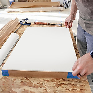 Lineco Frame Backing Paper Roll, Acid-Free, Cut to Size, Use for Framing, Projects, Art, Crafts, Backgrounds, and Giving a Finish Look to Your Art & Prints, 24 inches X 72 inches, Gray