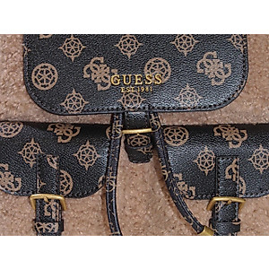 GUESS No Limit Flap Backpack, Mocha Multi