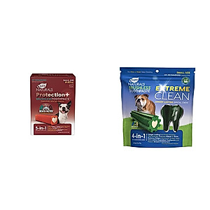 Ark Naturals Brushless Toothpaste Bundle, Dog Dental Chews for Small Breeds, Prevents Plaque & Tartar, Freshens Breath