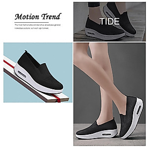 PASUKIT Orthopedic Shoes for Women | 2023 New Orthopedic Sneakers for Women | Women's Casual Walking Arch Support Shoes Black