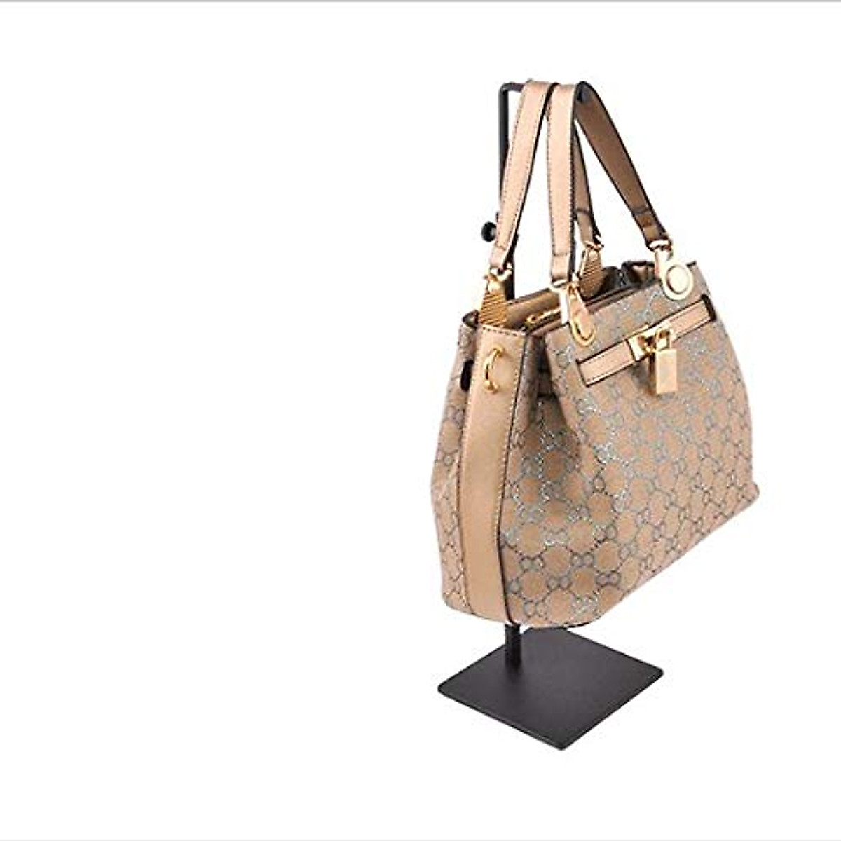 Adjustable Height Metal Handbag Stand Women Bags Handbag Display Stand Holder