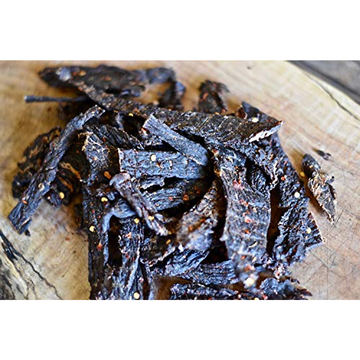 No Man’s Land HOT Beef Jerky High Protein Low Calorie Low Carb Beef Snack 16oz Bag