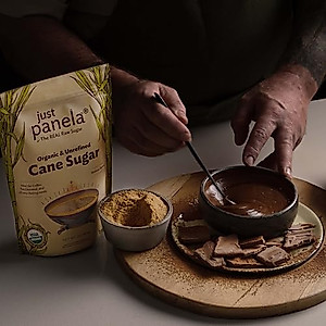 Organic Unrefined Cane Sugar - 1 Pound, Pack of 2 - Sweeten Your Coffee with Natural Cane Sugar - Unprocessed and Handcrafted Cane Sugar with Intact Natural Minerals - Jaggery Powder