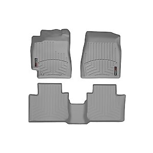 WeatherTech Custom Fit FloorLiners for Toyota Camry - 1st & 2nd Row (46051-1-3), Grey