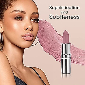 nude envie - Lipstick - Creamy & Long-Lasting Finish - Velvety Texture & Easy Application - Luxury Hydration - With Shea Butter, Vitamin E & Jojoba Oil - Vegan, Paraben-Free & Cruelty-Free - Cool