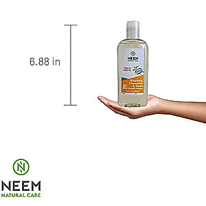 N NEEM NATURAL CARE | Pack of 3 Shampoo with Rosemary, Chamomile & Neem 8.45 oz