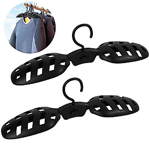 2 Pcs Foldable Wetsuit Hanger Fast Dry Surfing Suit Hangers Folding Vented Hanger for Men Women Suit Diving Accessories