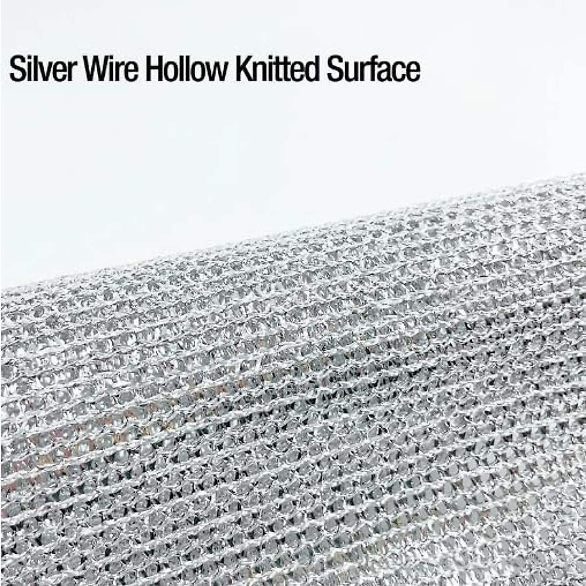 2023 New Multifunctional Non-Scratch Wire Dishcloth, Multipurpose Wire Dishwashing Rags for Wet and Dry, Scrubs & Cleans for Dishes, Sinks, Counters, Stove Tops, Easy Rinsing, Machine Washable. (10)