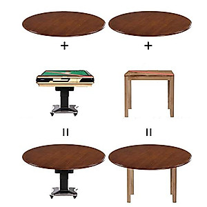 Wood Dining Table Turntable, Heavy Duty Lazy Susan, 24 Inch Home Rotating Plate, Smooth Service Tray