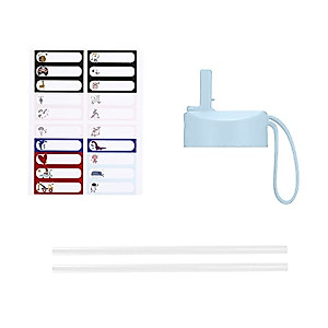 IRON °FLASK Kids Water Bottle - 14 Oz, Straw Lid, 20 Name Stickers, Vacuum Insulated Stainless Steel, Double Walled Tumbler Travel Cup, Thermo Mug, Metal Canteen (Space Heroes)