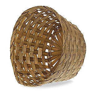 The Lucky Clover Trading Round Bamboo Utility Basket - Brown