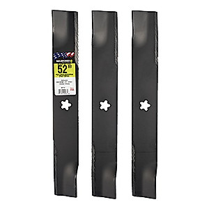 MaxPower 561741B 3 Blade Set for 52'' Cut Poulan/Husqvarna/Craftsman Replaces 574-870801