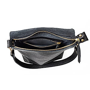 TRINITÉ Full Grain Genuine Leather Womens' Crossbody Handbag/Tote/Shoulder Bag/Satchel Ladies Purse | 2 Straps (Small)|