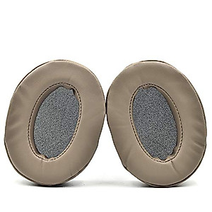Defean Ear Pads for Audio Technica M30 M40 M50 M50X M50S M40X Headphone (Brown PU Earpads)