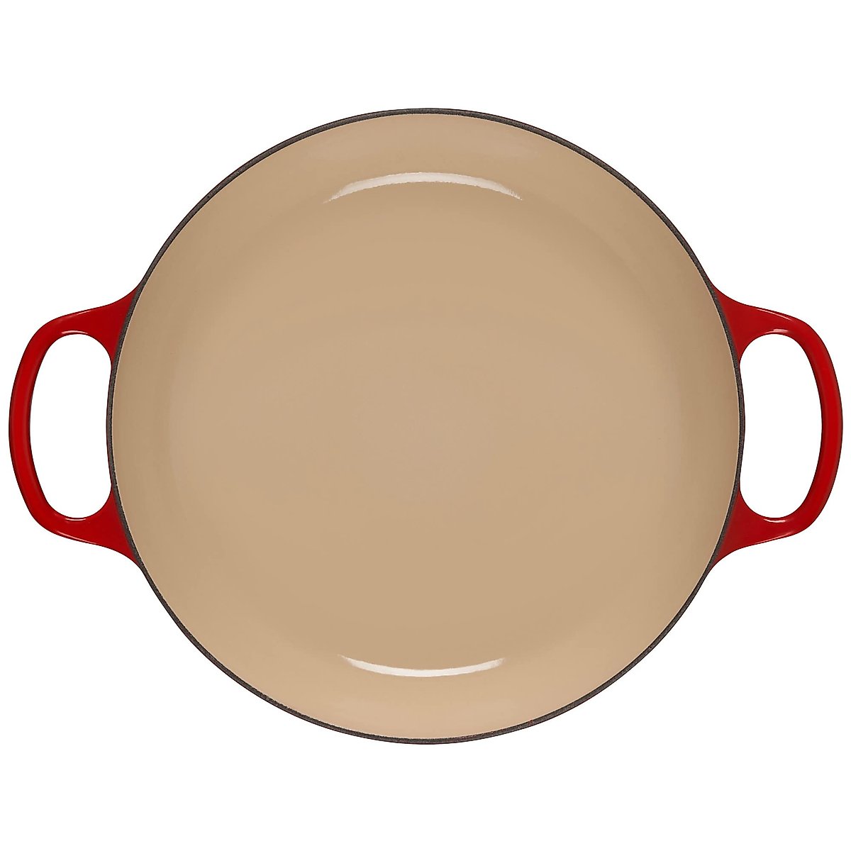 Le Creuset Eiffel Tower Collection Enameled Cast Iron Signature Braiser with Lid, 3.5 qt., Cerise
