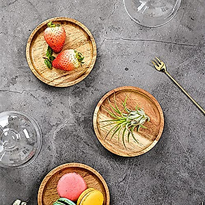 KVMORZE Mini Glass Dessert Dome with Base, Small Decorative Cake Tray with Glass Dome Cover, Cake Fruit Display Server Tray for Kitchen/Birthday/Party/Wedding, Appetizer Dessert Cheese Serving Platter