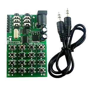 VISLONE DTMF Module 5-24VDC Audio Generator Module Voice Dual Encoder Transmitters Board Keyboard for MT8870/CE004/CE005/CE023/AD22B04/AD22A08