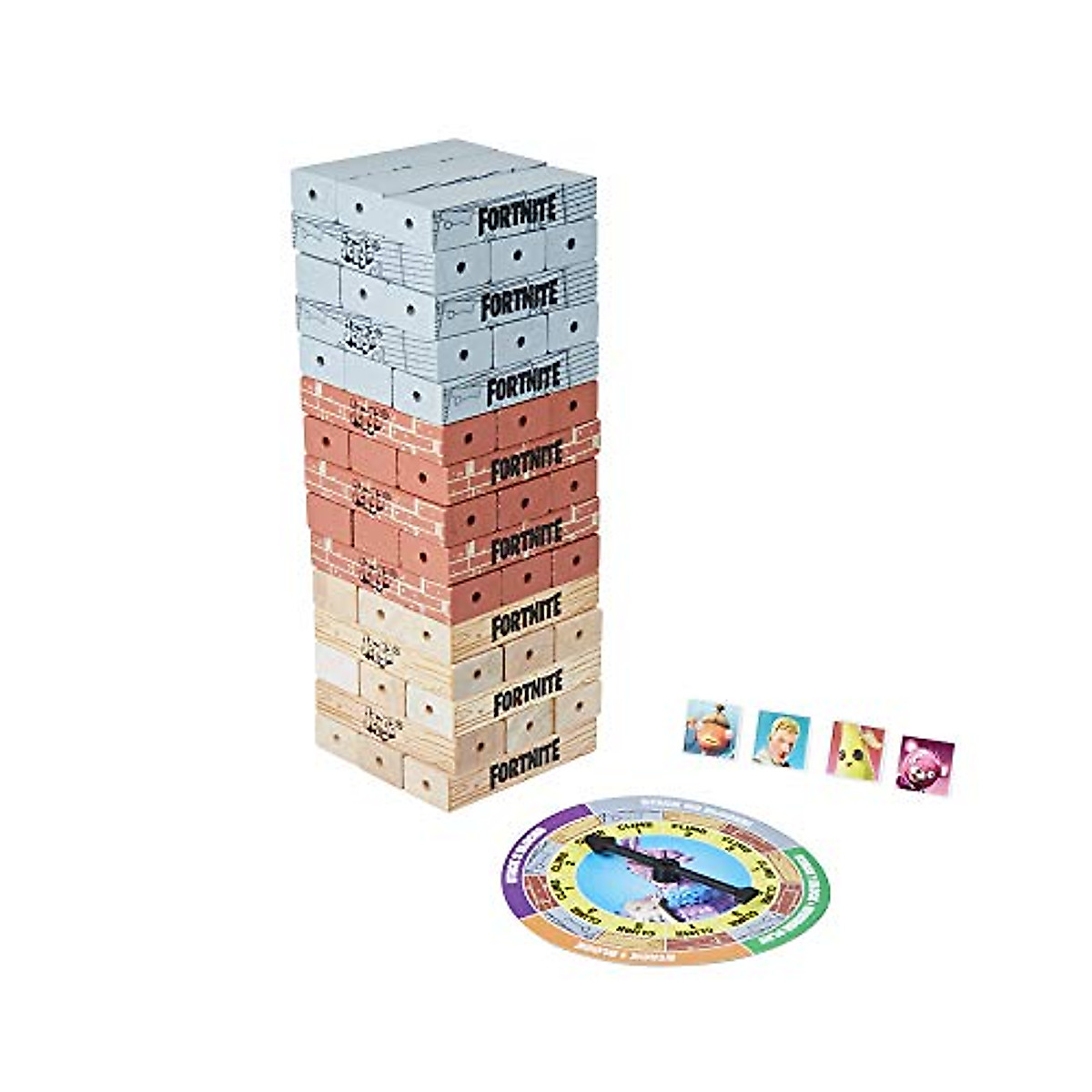 Hasbro Gaming Jenga: Fortnite Edition Game, Wooden Block Stacking Tower Game for Fortnite Fans, Ages 8 & Up
