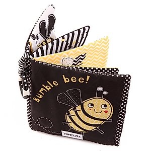 MALOMME Quiet Book, Soft Books for Babies First Book Crinkle Cloth Baby Books for Infants Babies Kids Toddler Fabric Baby's First Soft Activity Books Early Educational Baby Toys Baby Gift