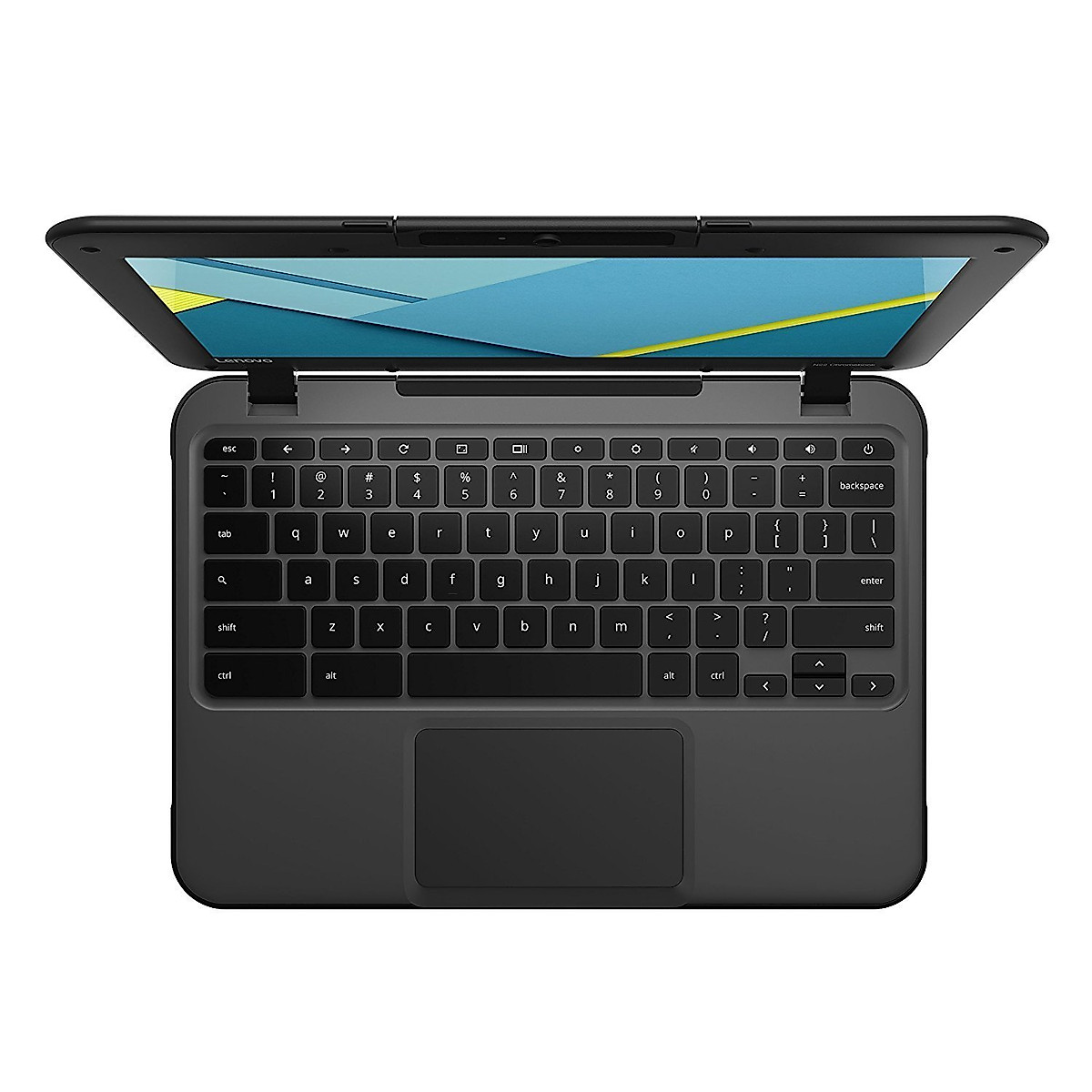 Lenovo 11.6-inch Premium HD IPS Touchscreen Chromebook, Intel Dual-Core Processor, 16 GB SSD, 4 GB Memory, 802.11ac, Rotatable Camera, Bluetooth, Water-Resistant Keyboard, Chrome OS