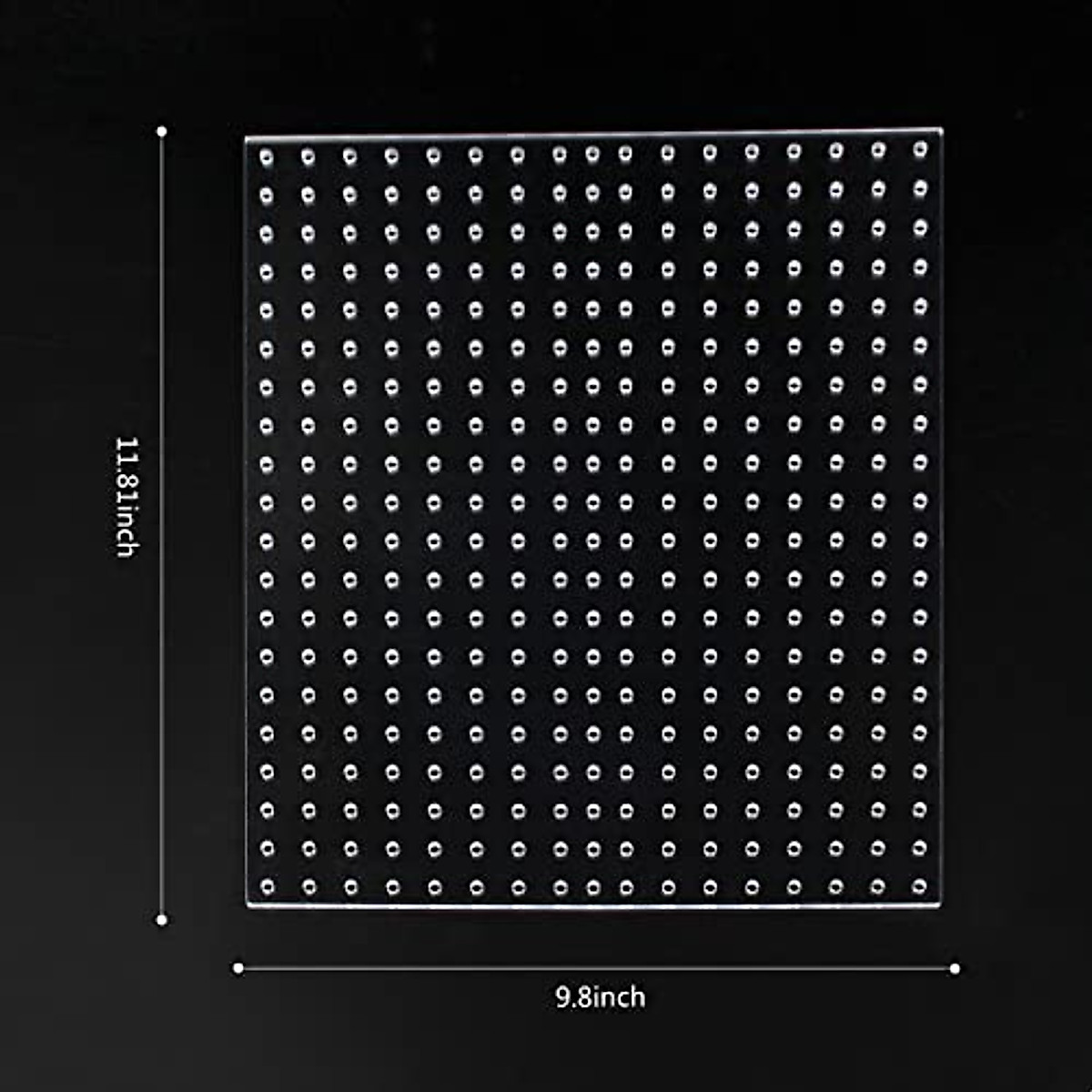 Acrylic Aquarium Fish Tank Divider Clear Kit Fit for All Type Aquarium Divider with Suction Cups (Kit A -1 PC 9.8"x11.8")