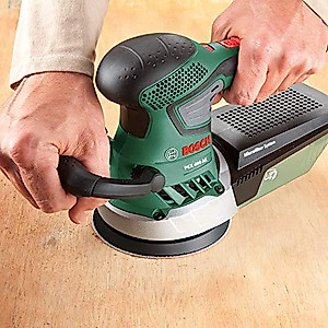 Bosch 2607019496 25 Random Orbit Sanding Sheets, Dia.115mm, 80-240 Grit, Red