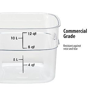 Cambro FreshPro Clear Food Container 12QT