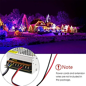 Aclorol 5V 40A 200W Power Supply 110V / 220V AC to DC 5V 40amp Universal Power Converter Transformer Driver Adaptor for WS2812B WS2813 2812 LED Strip Pixel CCTV Camera Security System Laptop Project