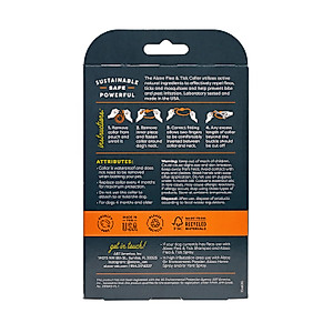 ALZOO Flea & Tick Dog Collar, Helps Repel Fleas, Ticks & Mosquitoes, 100% Plant-Based Active Ingredients, Phthalates and PVC Free, Up to 4 Months Protection, Medium-Sized Dogs: 16-40 lbs, Pack of 2