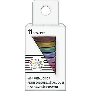 Me & My Big Ideas Happy Planner Mini Metal Expander Discs 11/Pkg-Rainbow