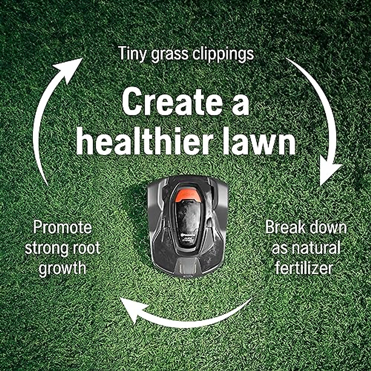 Husqvarna Automower 415X Robotic Automatic Lawn Mower with GPS Assisted Navigation with Self Installation and Ultra-Quiet Smart Mowing Technology for Small to Medium Yards (0.4 Acre)
