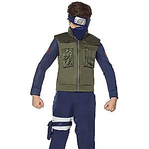 Spirit Halloween Kids Kakashi Naruto Costume | OFFICIALLY LICENSED - M