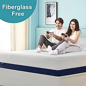 IYEE NATURE King Mattress, 14 inch Cooling-Gel Memory Foam Mattress in a Box, Breathable Bed for Restful Sleep, King Size Mattress 76" X 80" X 14"