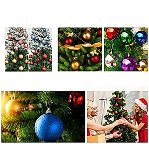 ZYBenda 24Pcs Shatterproof Shiny and Polshed Glossy Christmas Tree Ball Ornaments Decorations - Christmas Hanging Balls for Holiday Wedding Party Decoration (1.2"-30MM, Green)